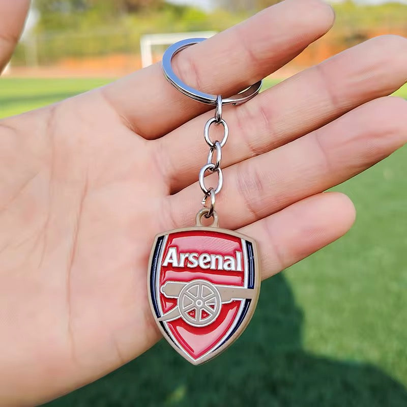Arsenal Premium Engraved Alloy Keychain (colored / brass) – TheFlagStore.ae